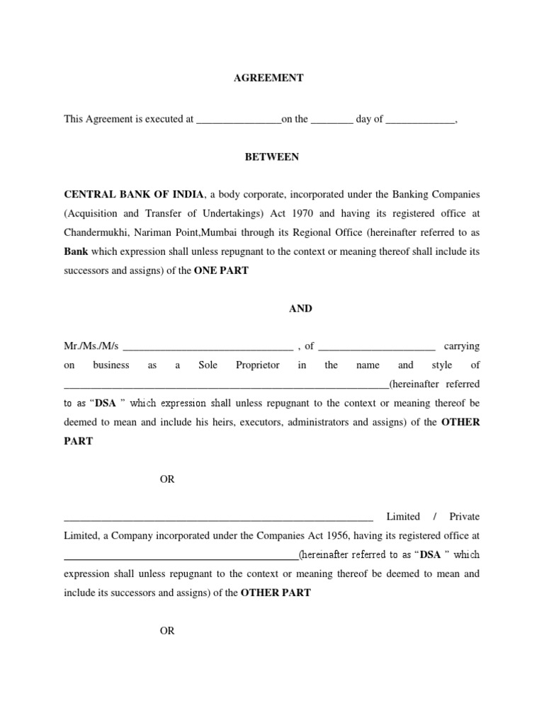 Dsa Agreement-Retail | PDF | Indemnity | Breach Of Contract