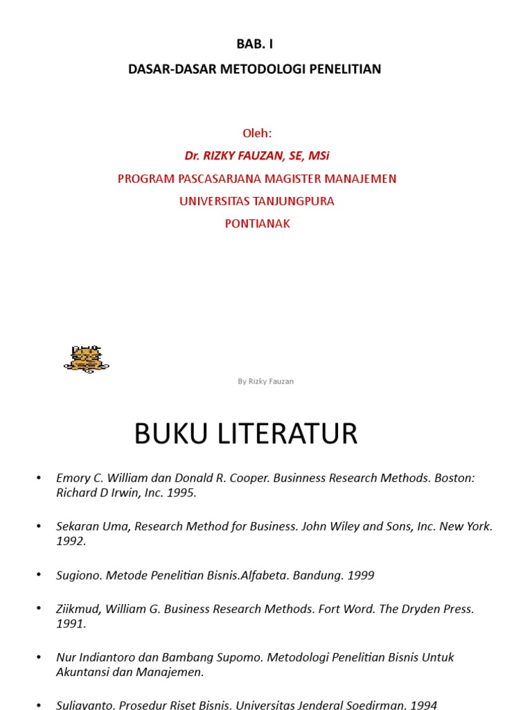 Dasar2 Metode Penelitian | PDF