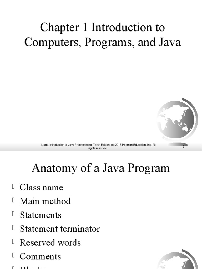 Java 1 | PDF | Java (Programming Language) | Reserved Word Java 1 | PDF | Java (Programming Language) | Reserved Word