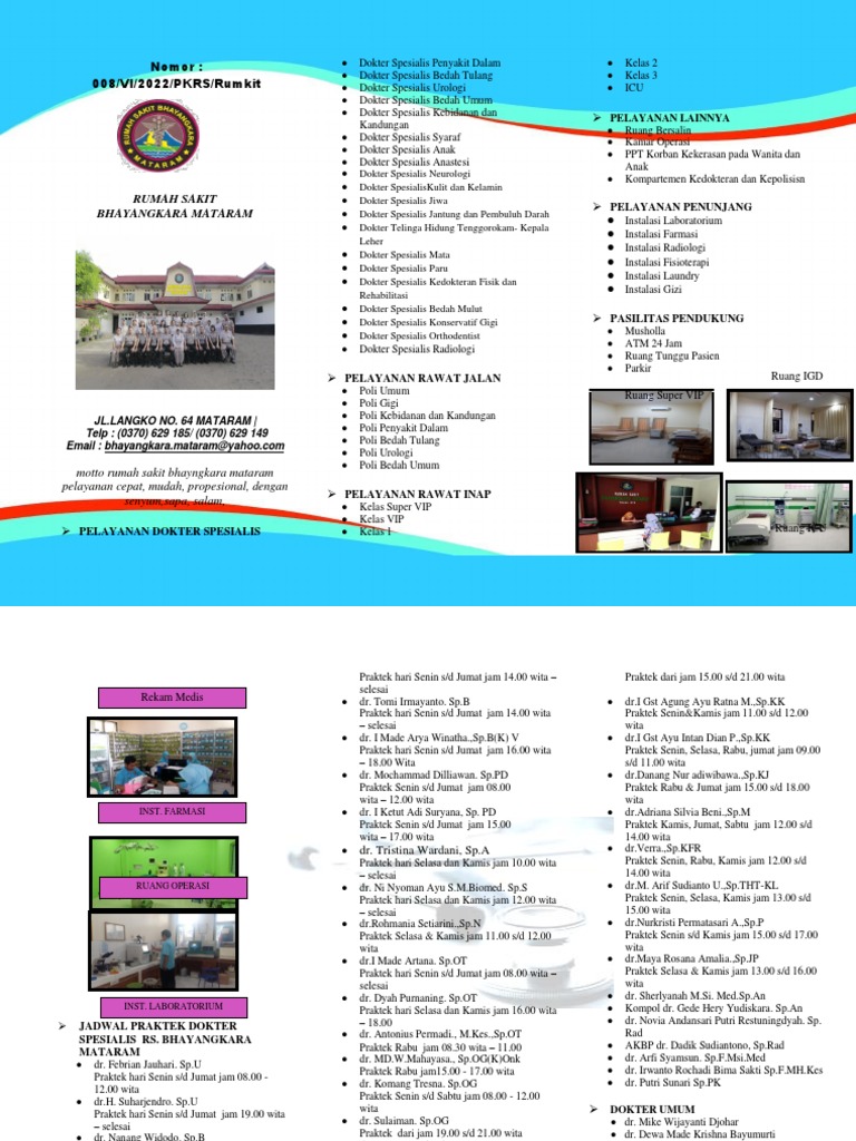 Leaflet Pelayanan RSHK | PDF