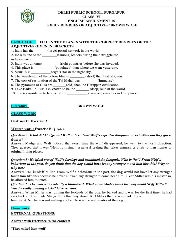 Class 6 Assignment 15 2022-23 | PDF | Filtration | Reflection (Physics)