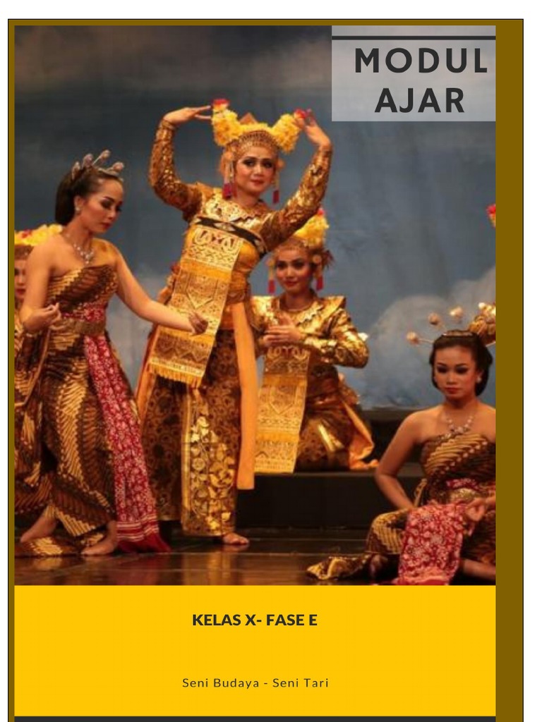 Modul Ajar Seni Tari - Seni Budaya - Fase E | PDF