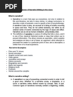 Grade 7 Text Types | PDF | Narrative | Writers