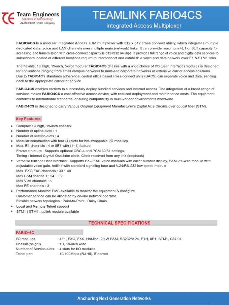 Fabio 4CS | PDF | Computer Network | Internet Access