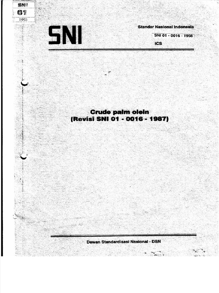 Sni 01 0016 1998 | PDF