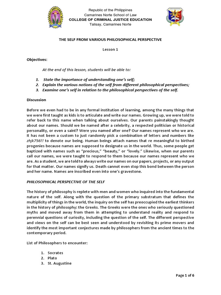 Lesson 1 Uts Pdf Soul Mind