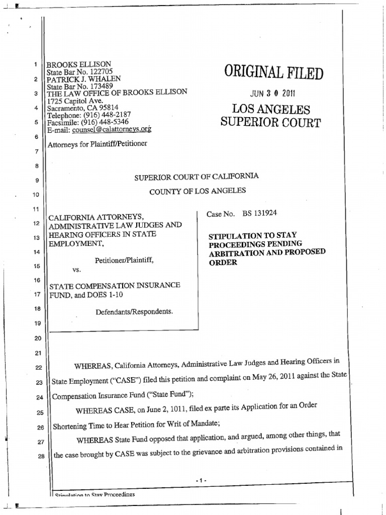 Filed Stipulation | PDF