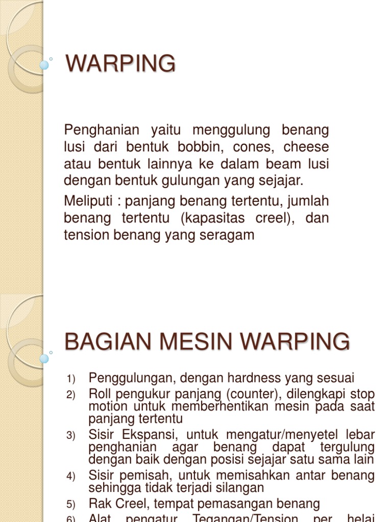 Warping Di Panrik | PDF | Griya & Taman | Sains & Matematika