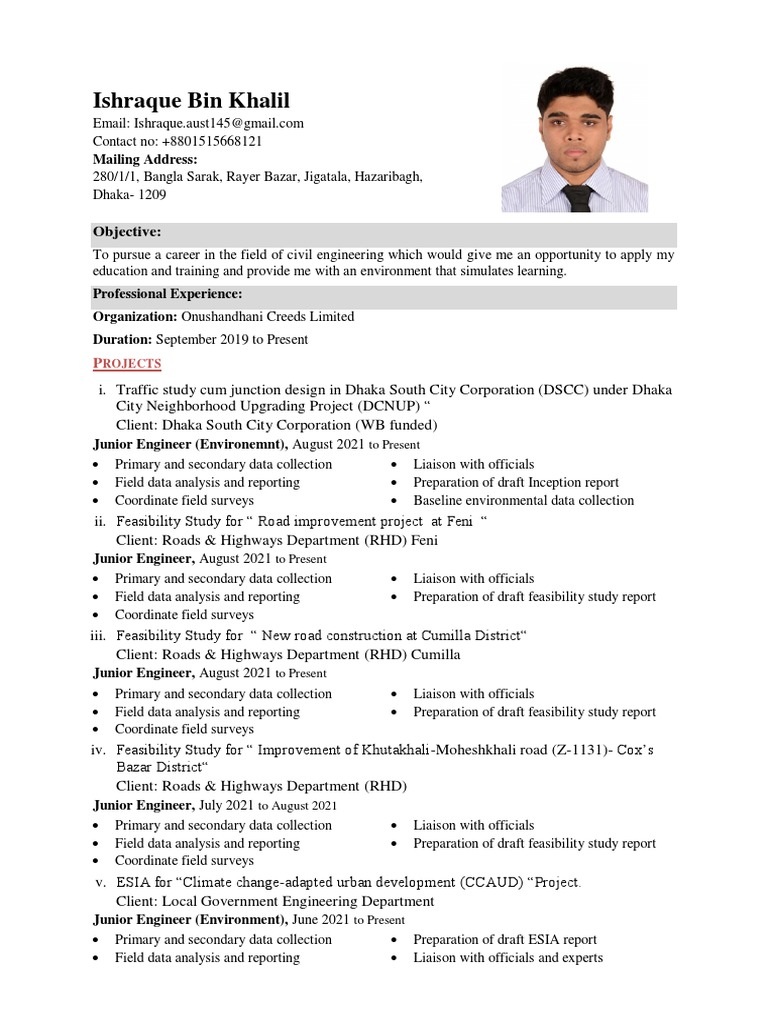 CV Ibk 2022 | PDF | Environmental Impact Assessment | Bangladesh