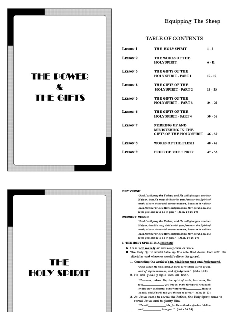 Understanding Power Gifts of the Spirit | PDF | Spiritual Gift | Jesus