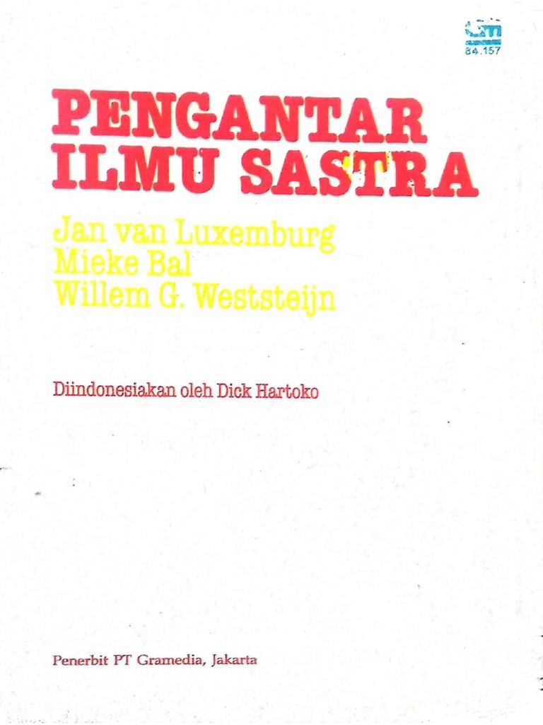 Pengantar Ilmu Sastra - Jan Van Luxemburg | PDF