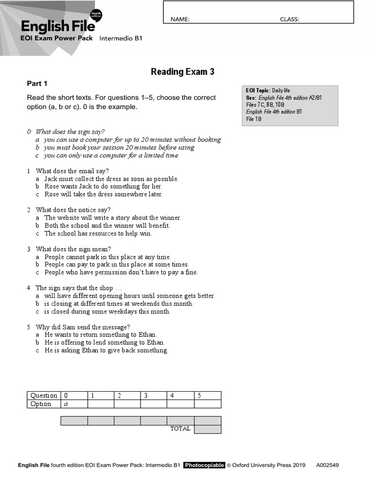 B1 Reading 3 | PDF | Internet