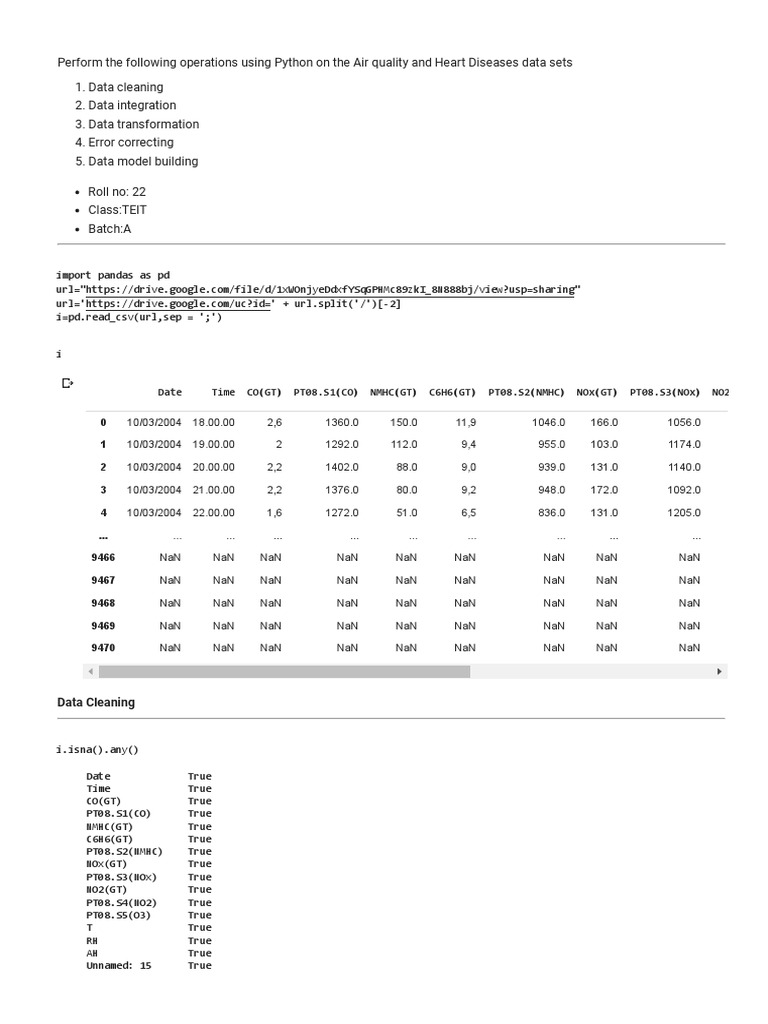 Date Time Co (GT) Pt08.S1 (Co) NMHC (GT) C6H6 (GT) Pt08.S2 (NMHC) Nox ...