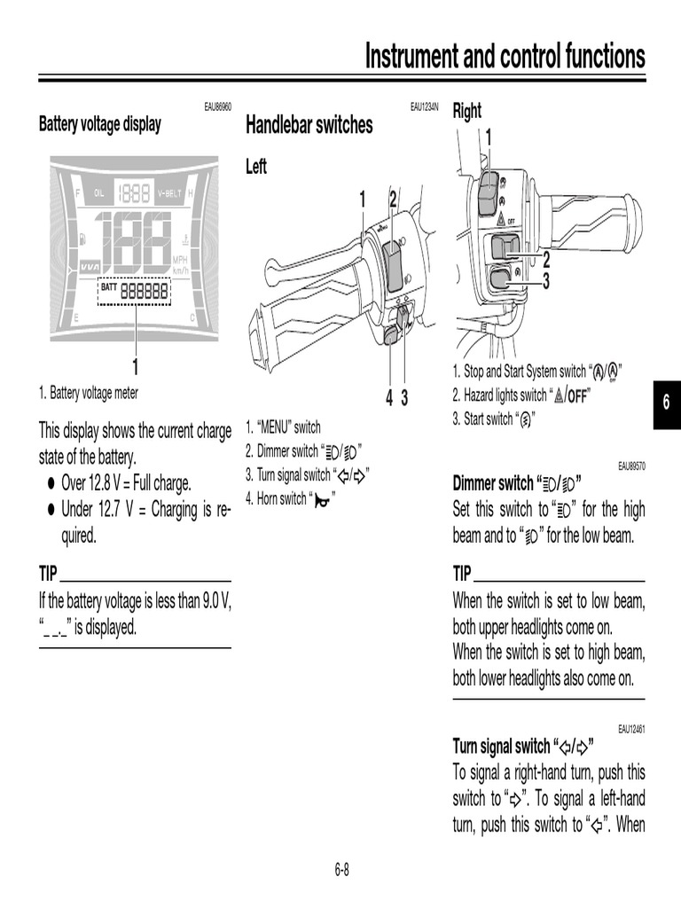 NMAX V2 Battery Voltage and Wiring Guide | PDF | Switch | Electric Power