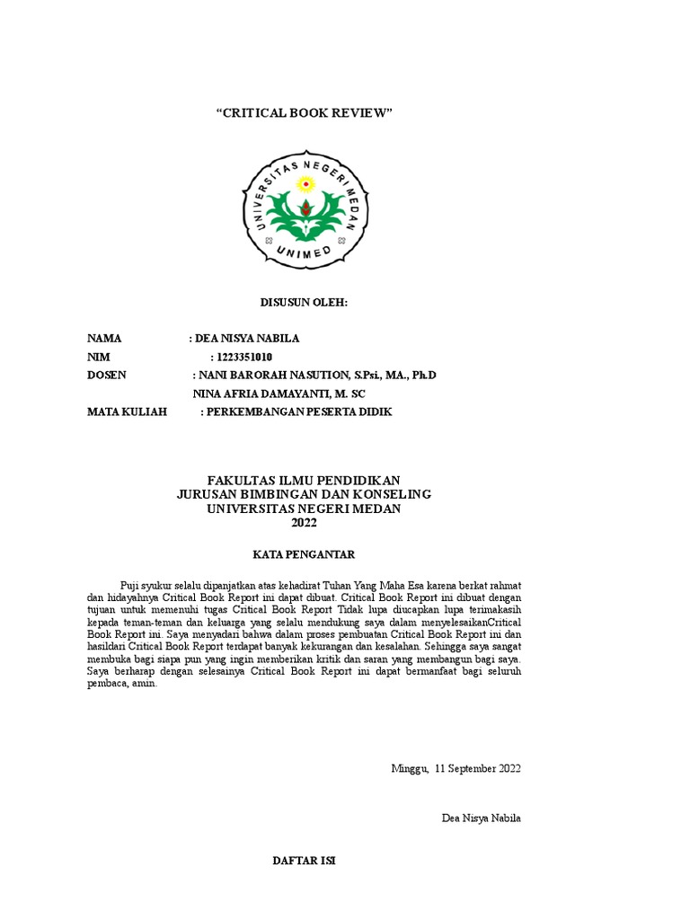 CBR PPD | PDF | Karier & Perkembangan | Pengembangan Diri