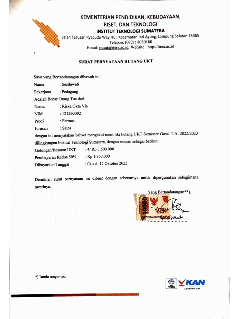 Riska Okta Via | PDF