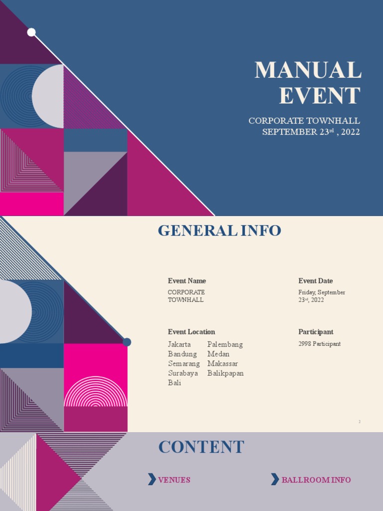 Corporate Townhall Event Manual | PDF | Home | Design