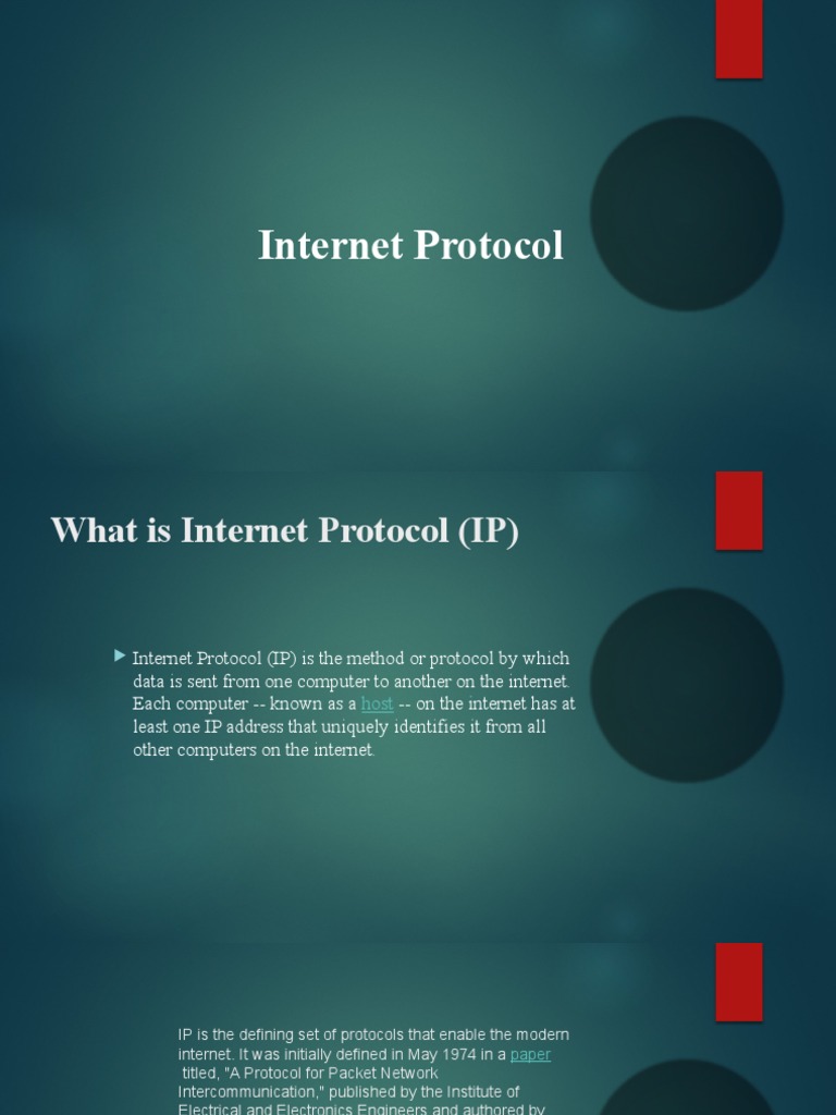 What Is Internet Protocol (IP) | PDF | Internet Protocol Suite | Internet Protocols