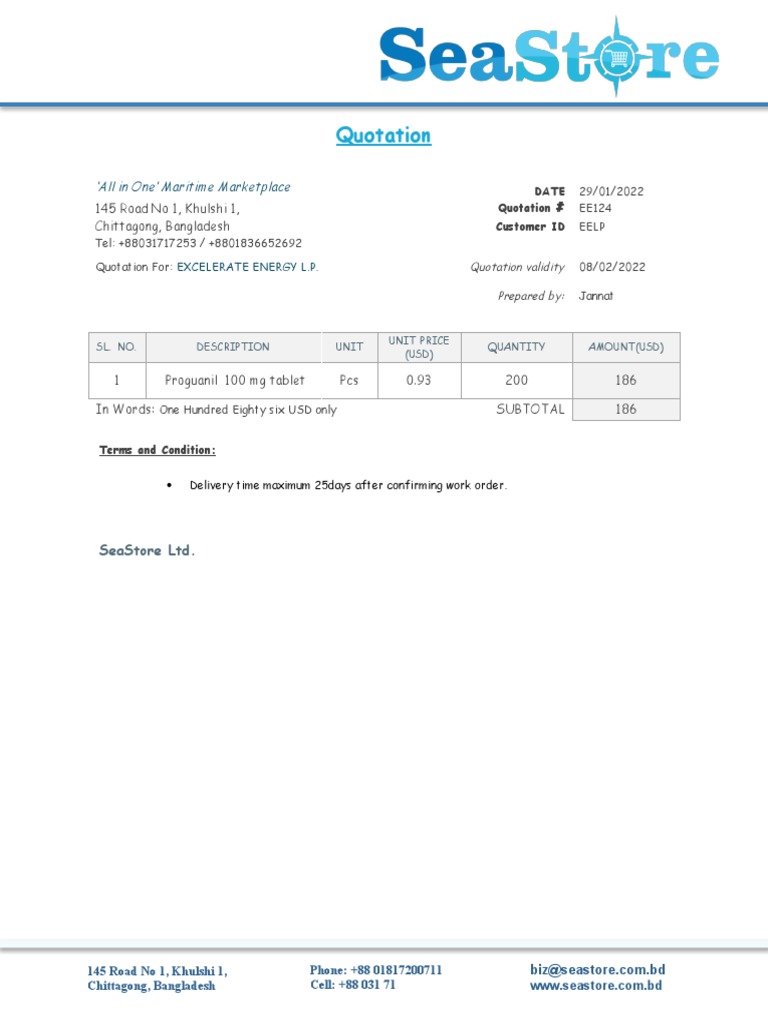 Medicine Quotation | PDF