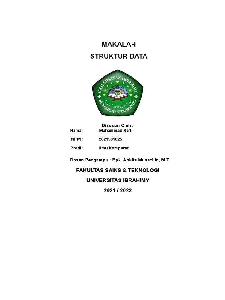 Makalah Struktur Data 5 PDF Free | PDF