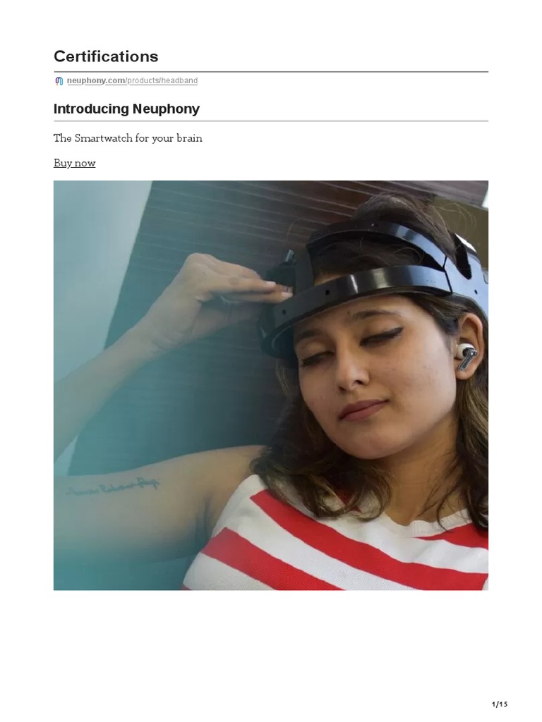 Neuphony - India's First Wearable EEG Headband for Better Brain Health ...