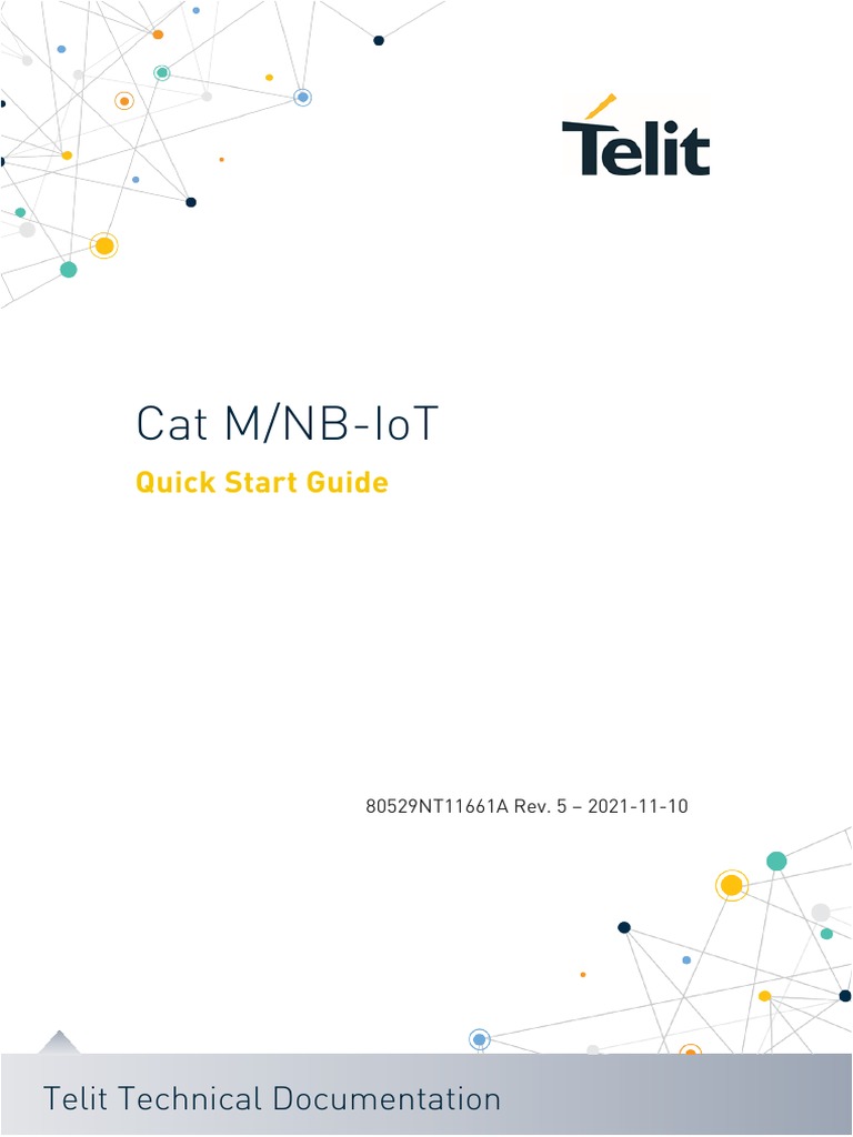 Telit Cat.M NB-IoT Quick Start Guide r5 | PDF