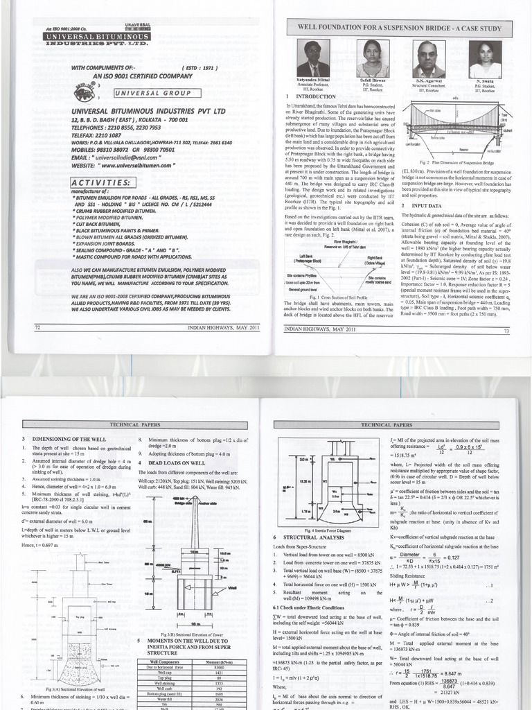 Well Foundation Irc Paper | PDF