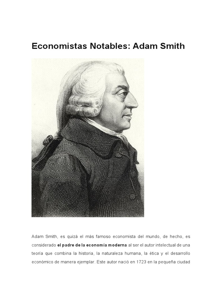 Adam Smith | PDF | Adam Smith | La riqueza de las naciones