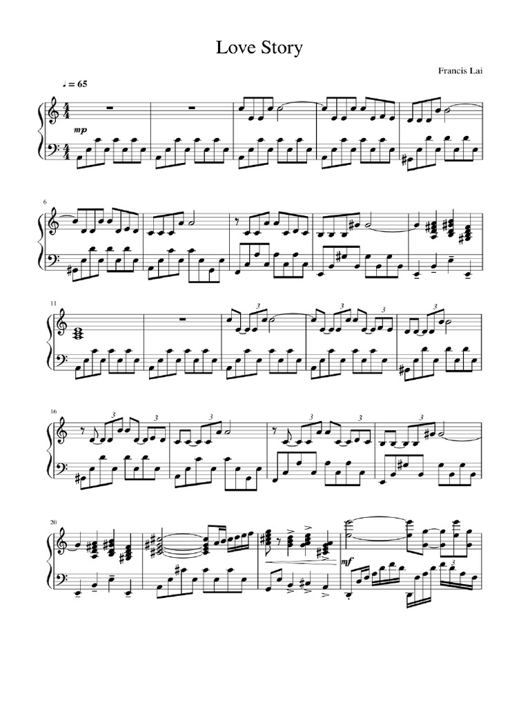 Theme From Love Story | PDF