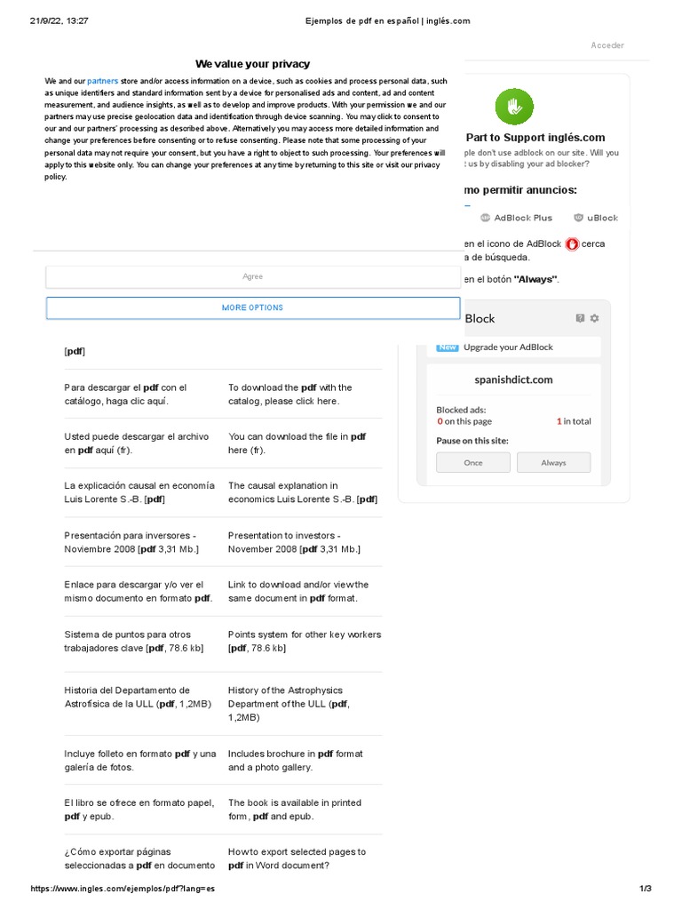 Ejemplos de PDF en Español - Inglé | Download Free PDF | Http Cookie
