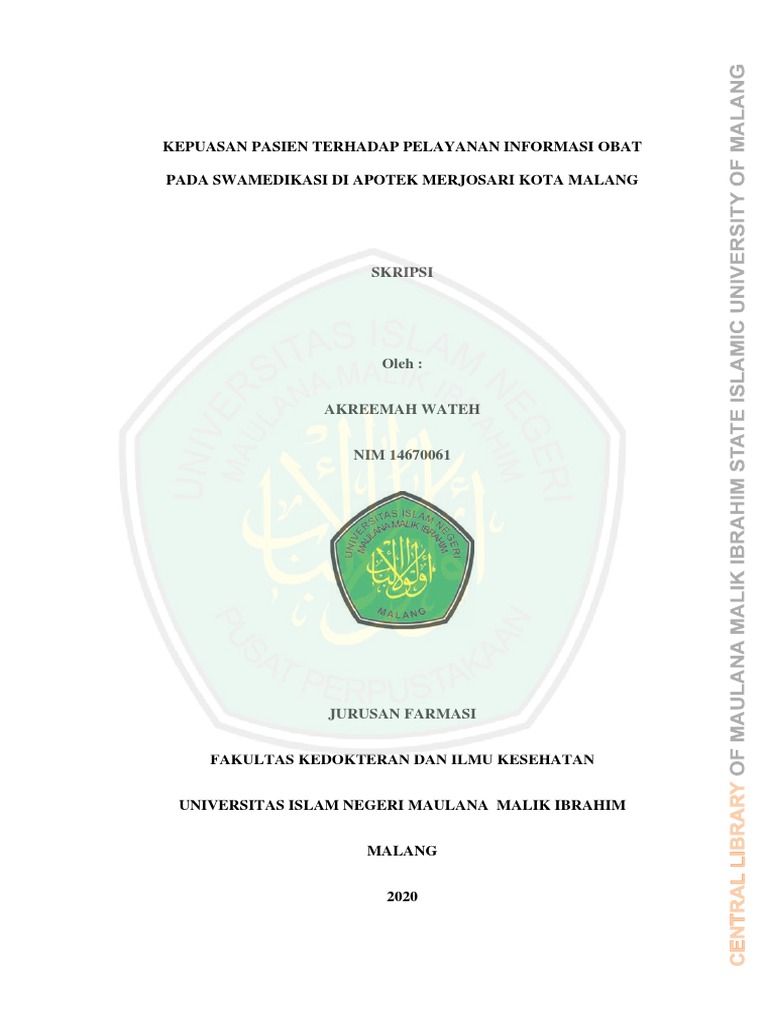 Skripsi PIO RS | PDF
