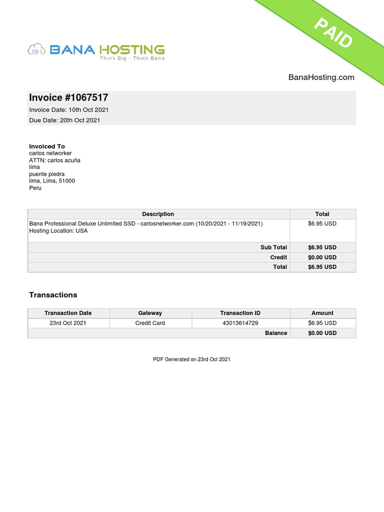 Invoice 1067517 | PDF