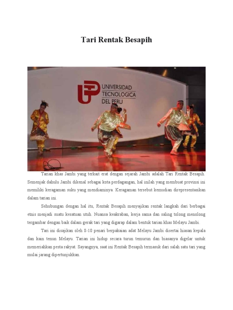 Tari Rentak Besapih | PDF | Puisi