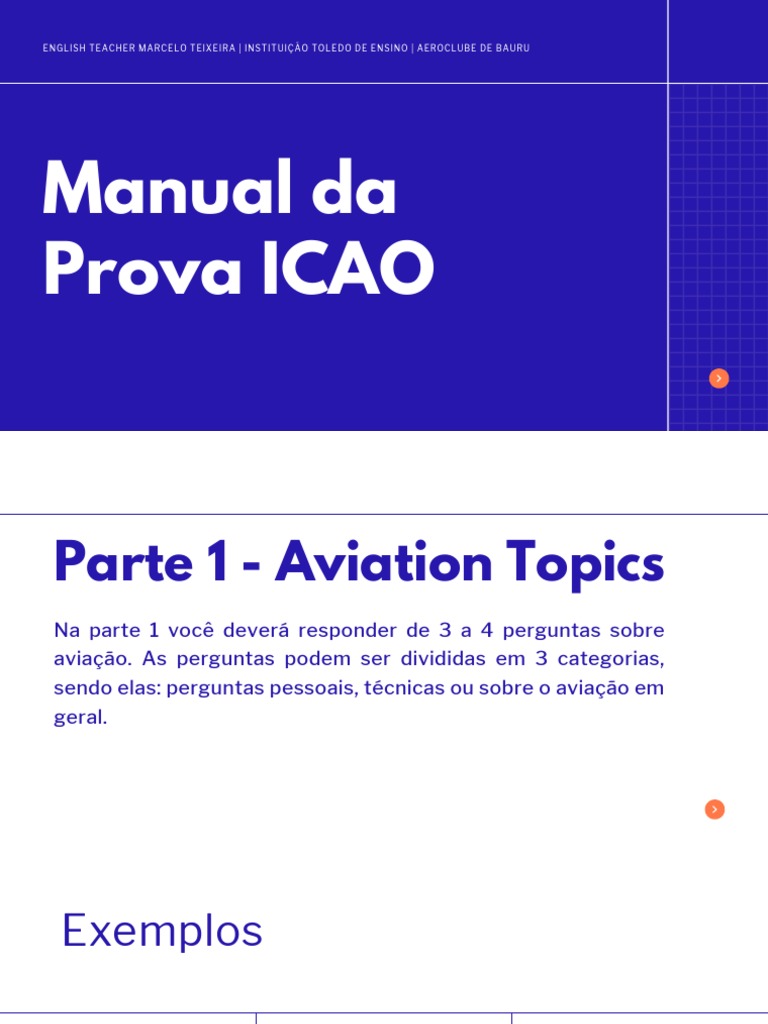 Manual Prova ICAO | PDF | Ciência de Sistemas | Ciência cognitiva