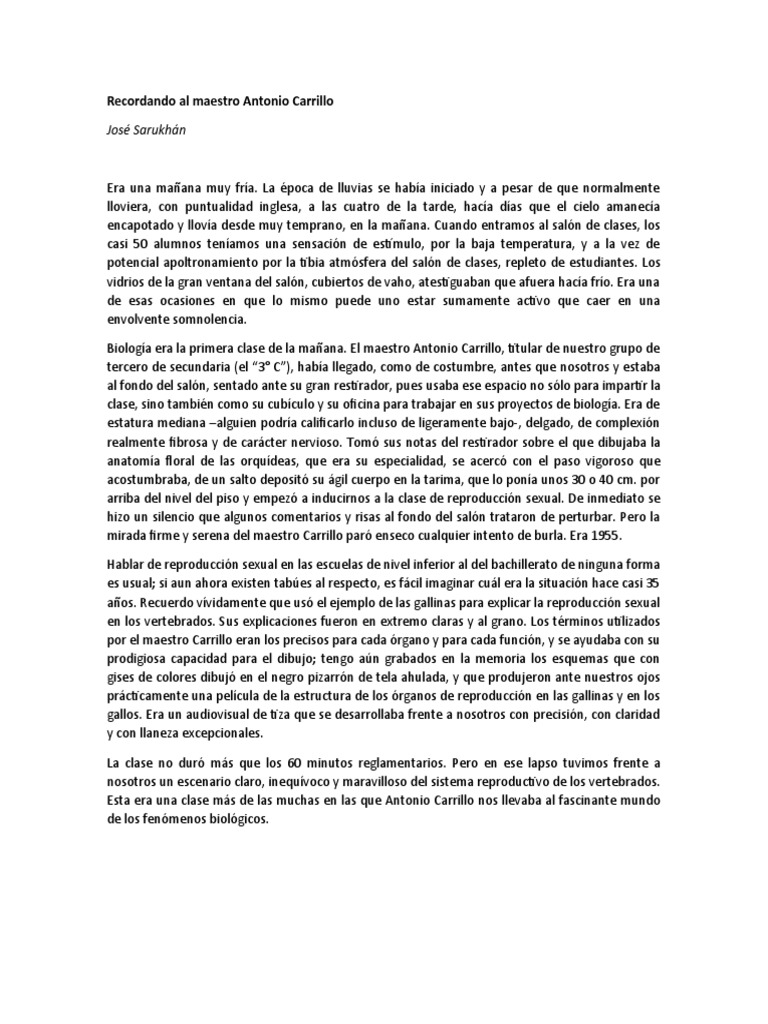 6 Recordando Al Maestro Antonio Carrillo | PDF