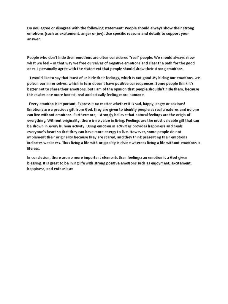 Emotions | PDF | Self-Improvement | Wellness