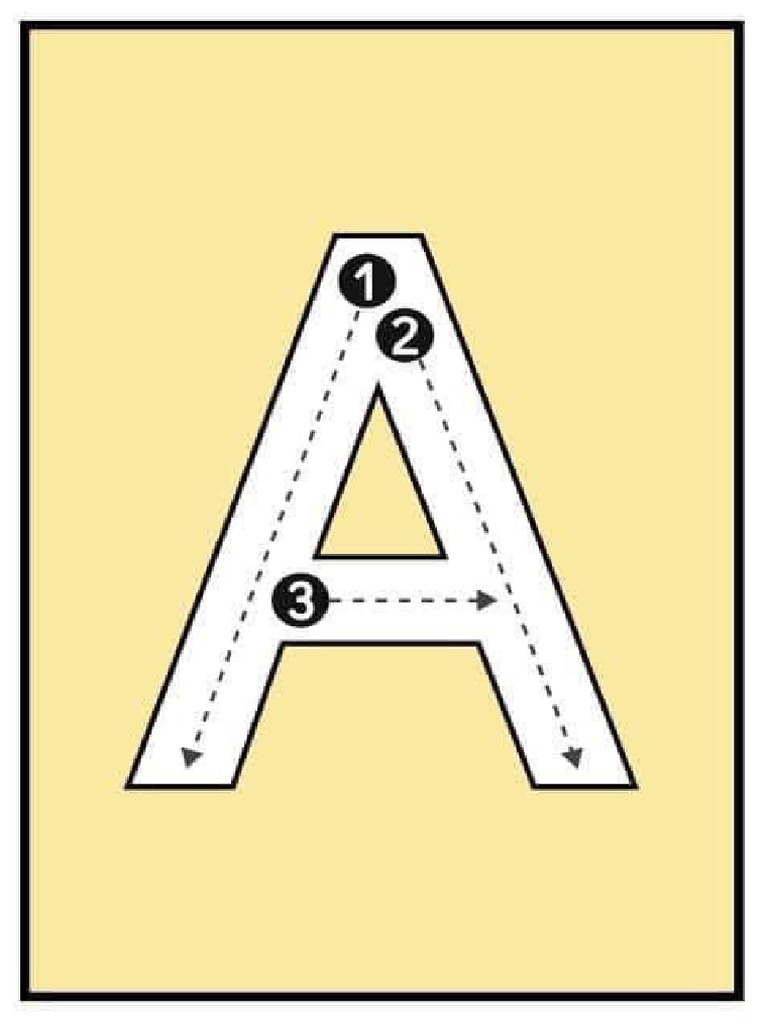 Alphabet Tracing | PDF