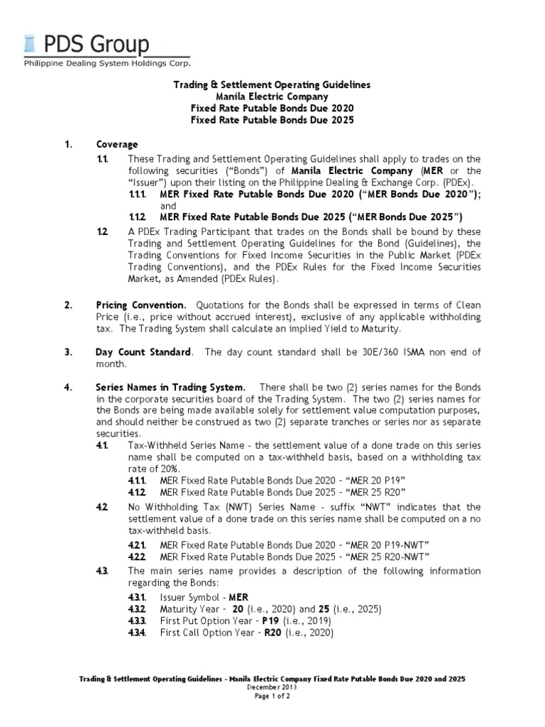 A3 - Trading-Settlement-Guidelines-Manila-Electric-Company-Fixed-Rate ...