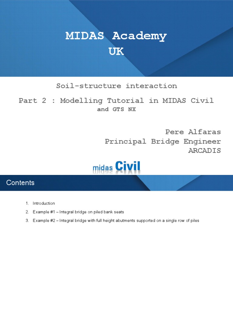 SSI MIDAS Webinar - Part 2 - Final | Download Free PDF | Deep Foundation | Soil
