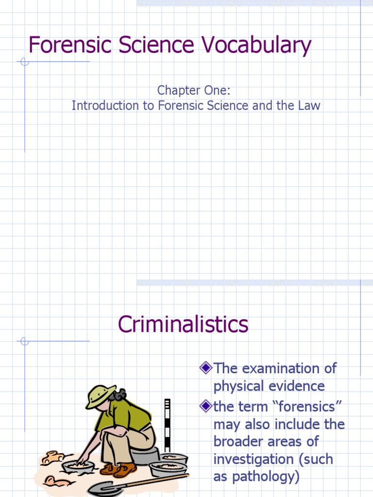 Forensic Science Vocabulary | PDF | Plea | Nolo Contendere