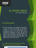 Interés Simple Comercial Exacto | PDF | Finanzas personales | Dinero