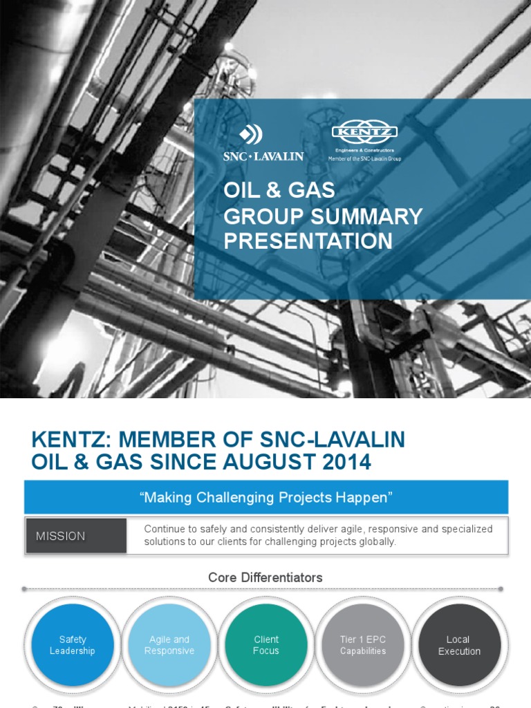 OG Group Summary Presentation 2015 - v4 | PDF | Natural Gas | Pipeline ...