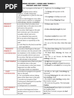 Class 7 English Notes Tenses-1 | PDF | Grammatical Tense | Perfect ...