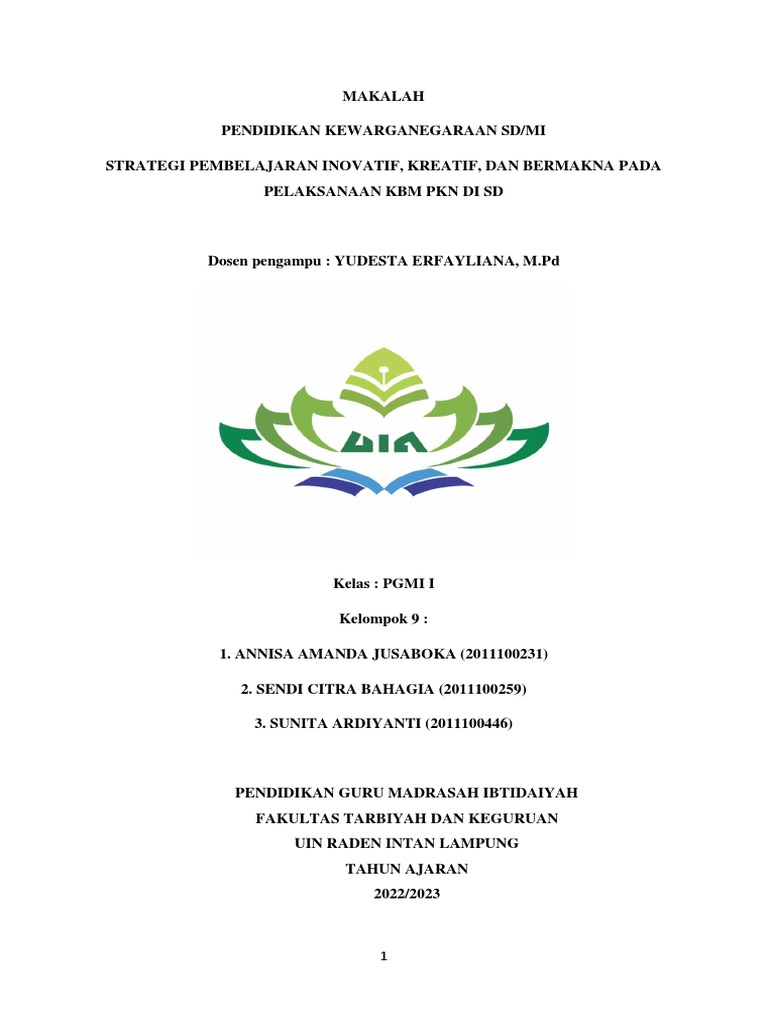 Makalah PKN Kel.9 | PDF