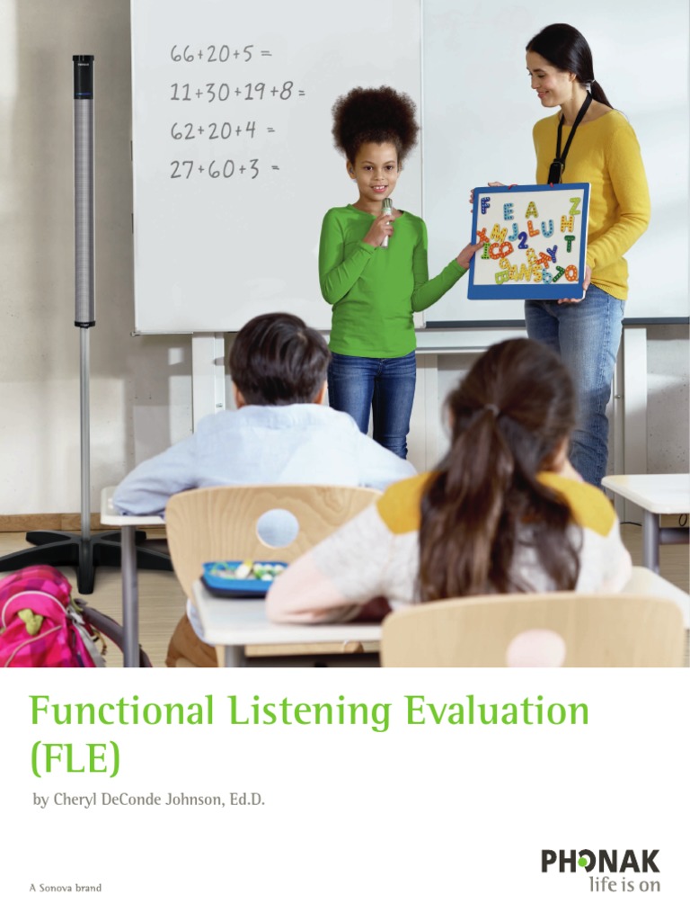 Child Hearing Assessment Functional Listening Evaluation Fle | Download Free PDF | Noise | Classroom