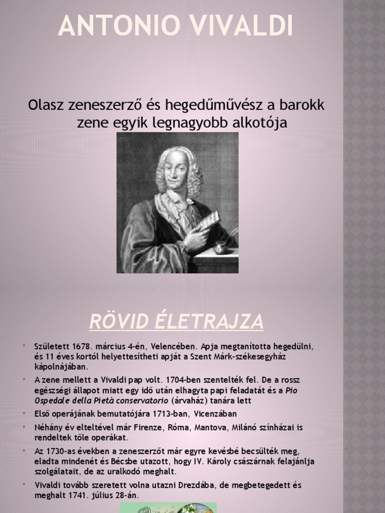 Antonio Vivaldi | PDF