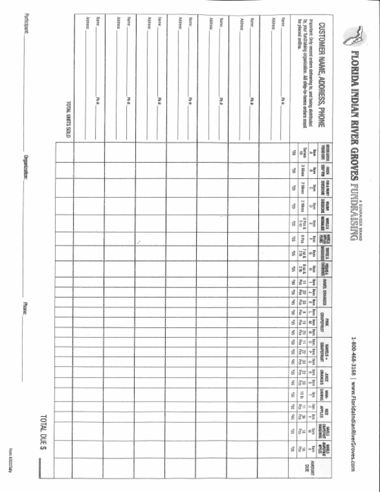 Fruit Sale Order Form | PDF