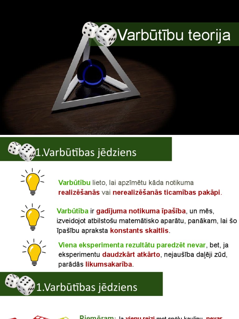 Varbūtību Teorija | PDF