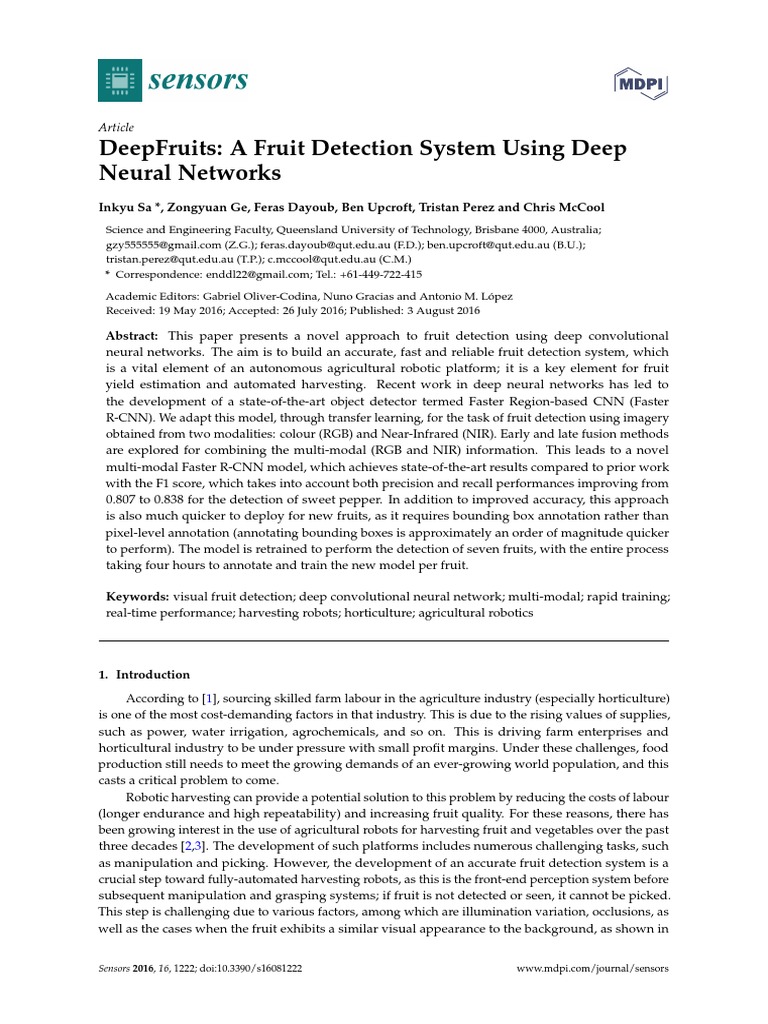 AI-Driven Fruit Detection | PDF | Image Segmentation | Computer Vision