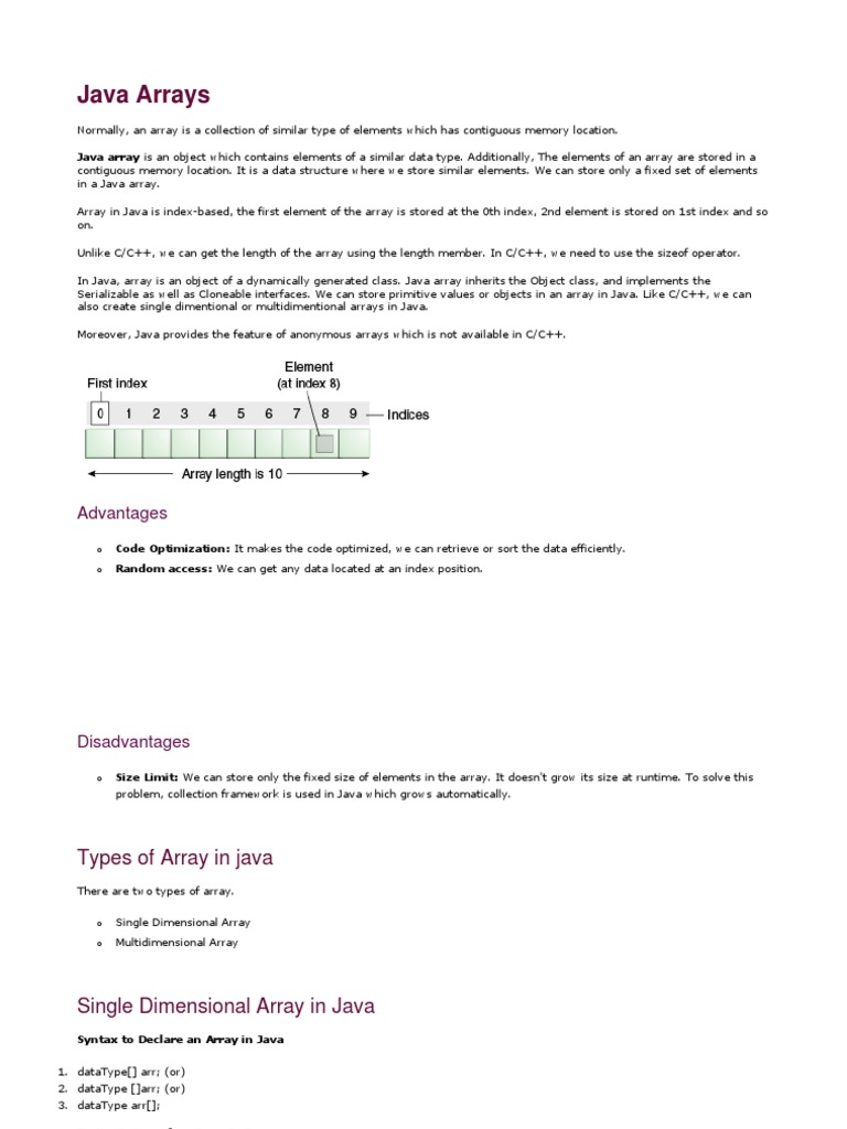 Module 4 Subtopic 2 Supplementary Material 2 Pdf C Programming Language Array Data Structure